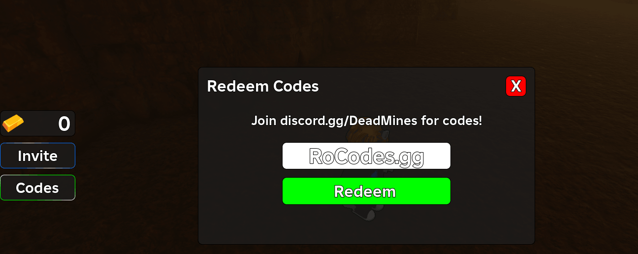 Dead Mines Codes | 2 Active Codes for January 2026 - RoCodes